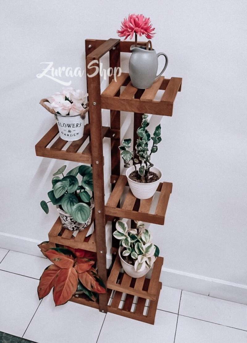 Promo Rak Tanaman Kayu Ulin C7 Diskon 23% Di Seller Bento Store ...