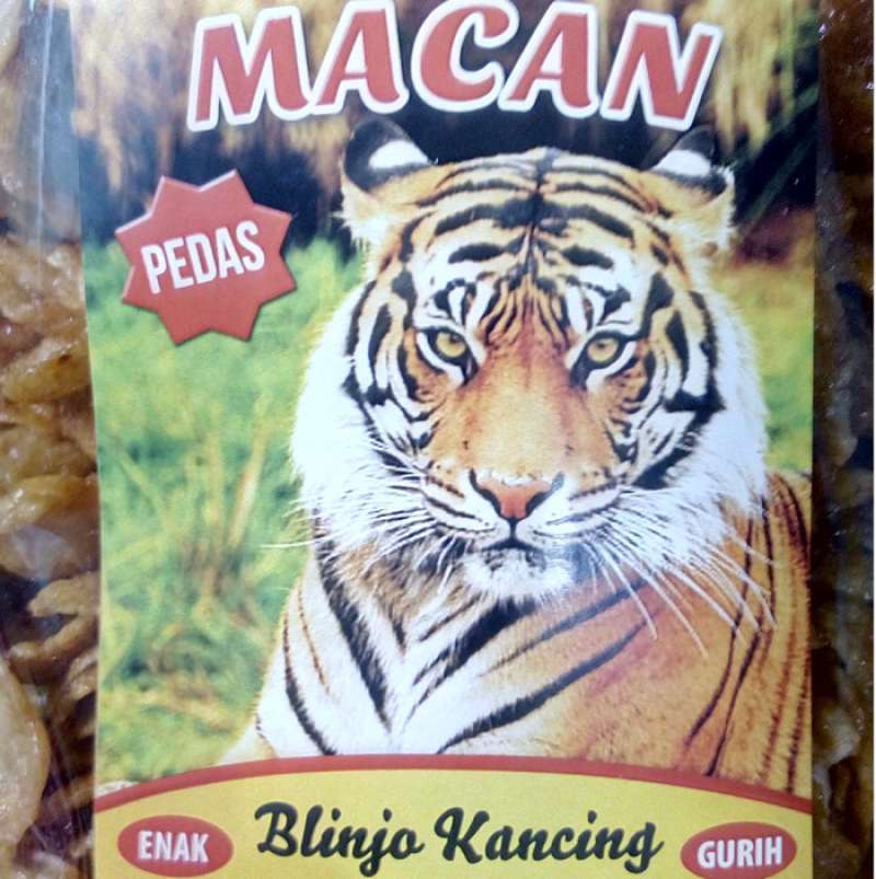 Promo Belinjo Kancing Pedas Cap Macan Khas Batu Malang Diskon 33% Di ...