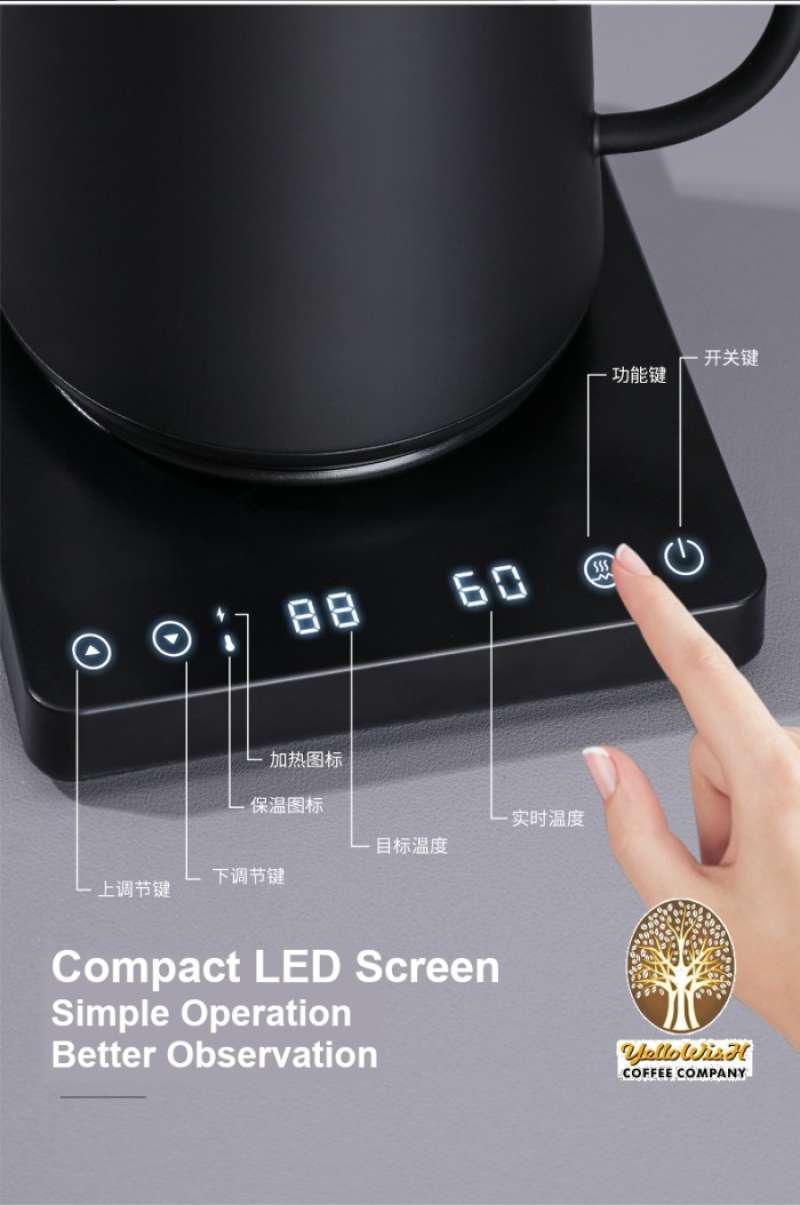 Promo HERO GOOSENECK ELECTRIC KETTLE 1200W CBRC 2020 ~ 2022 OFFICIAL ...