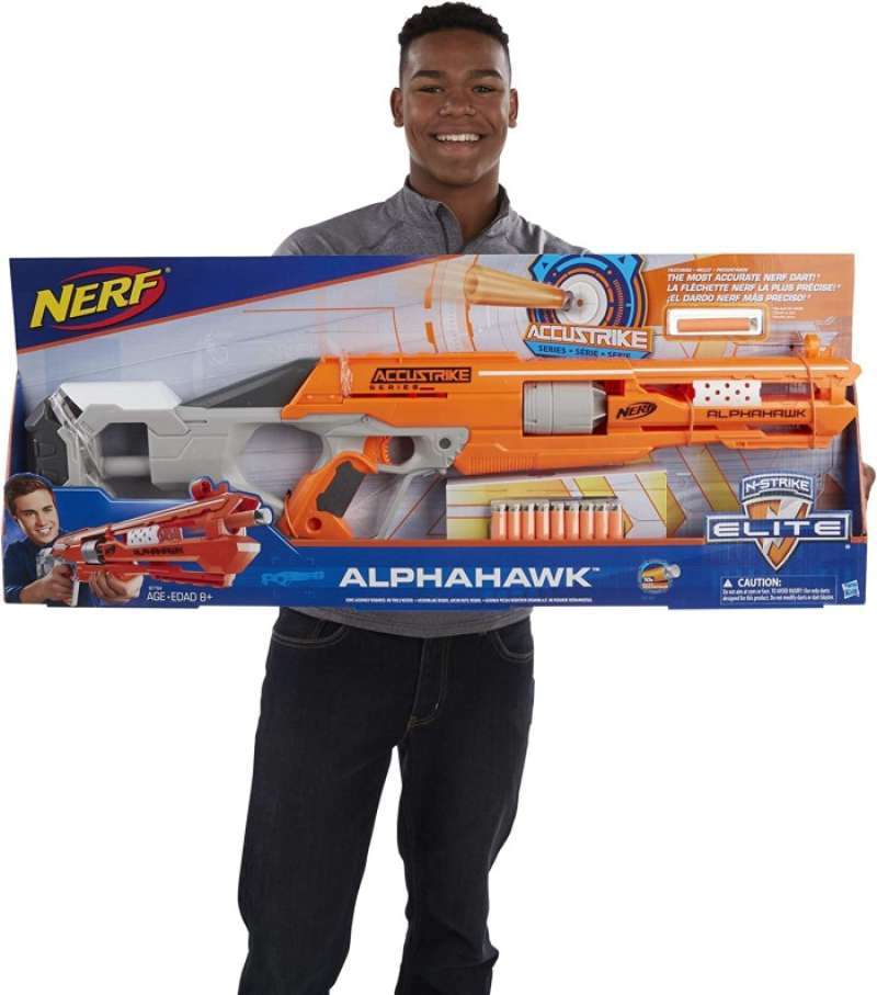 Promo Nerf N-strike Elite Accustrike Series Alphahawk Action Figure ...