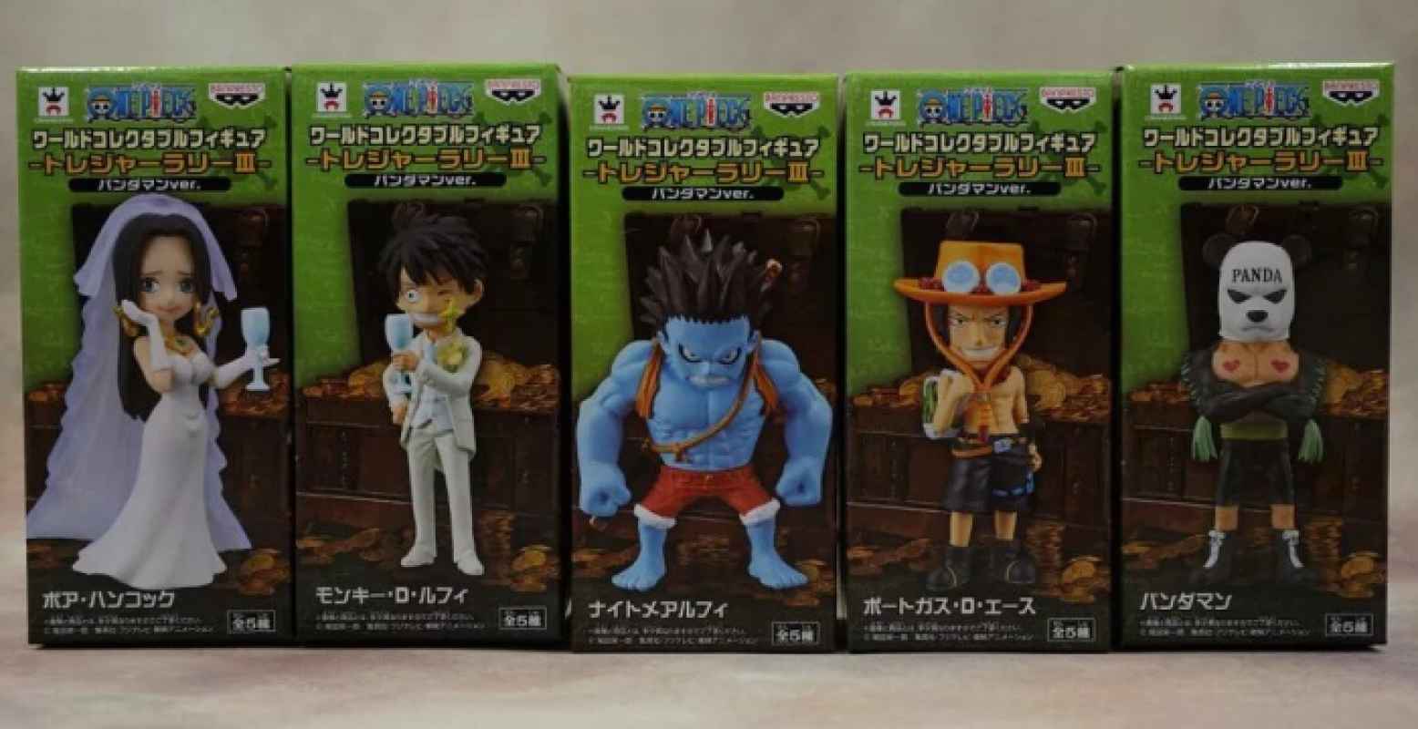 Promo One Piece World Collectable Figure WCF Treasure Rally 3 set 5 ...