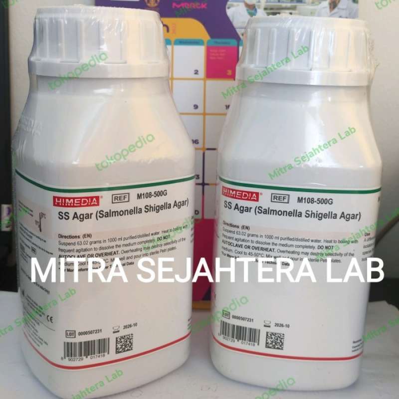 Promo SS Agar Salmonella Shigella Agar Himedia 500 gram M108 Diskon 23% ...