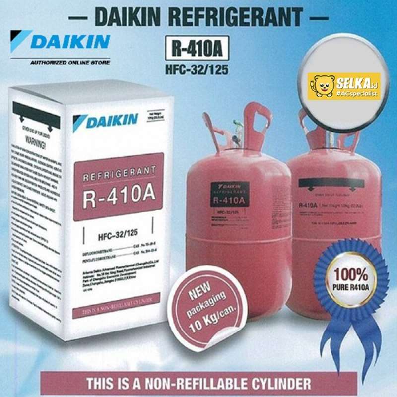 Promo Terbaik Freon R410a Daikin, Refrigerant R410a Daikin (10 Kg) Diskon 4% Di Seller Hazelika ...