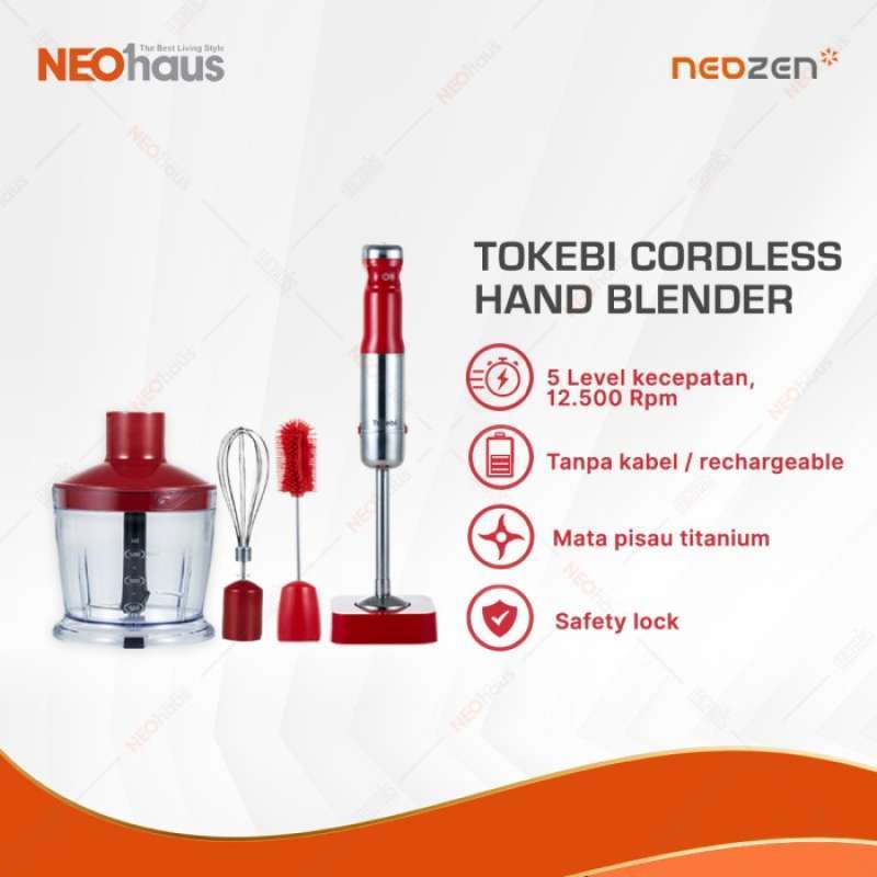 Promo New Tokebi Cordless Hand Blender / Blender Tangan Tokebi Tanpa ...