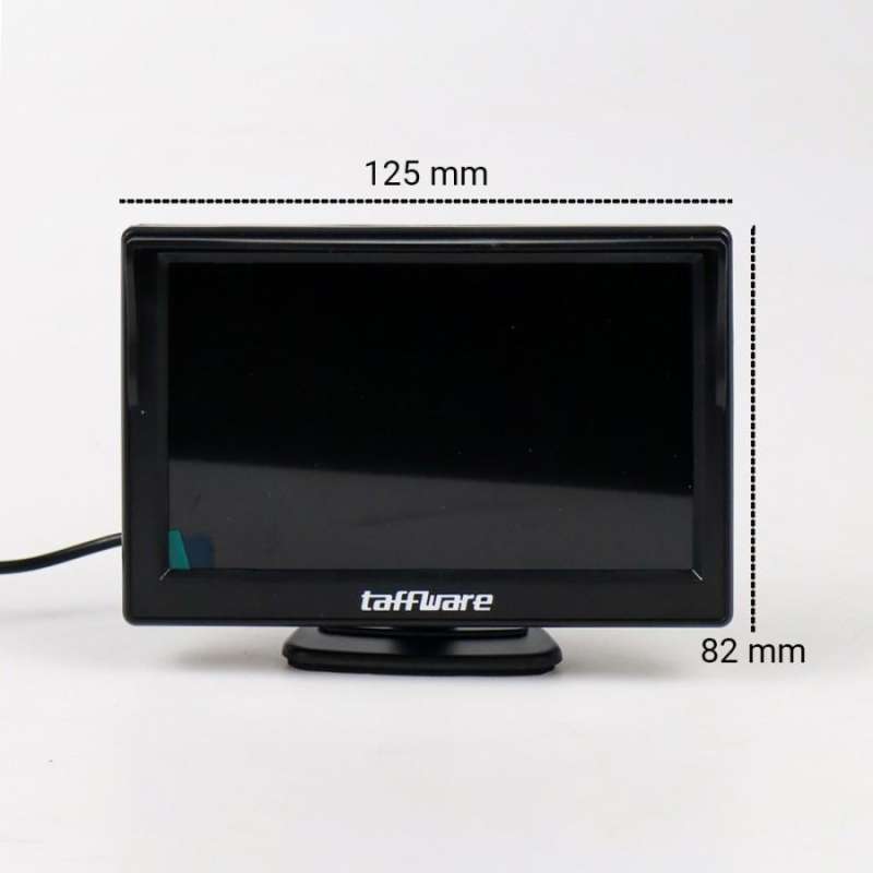 Jual Monitor Taffware Rear View Parkir Mobil TFT LCD 5 Inch - Black di ...