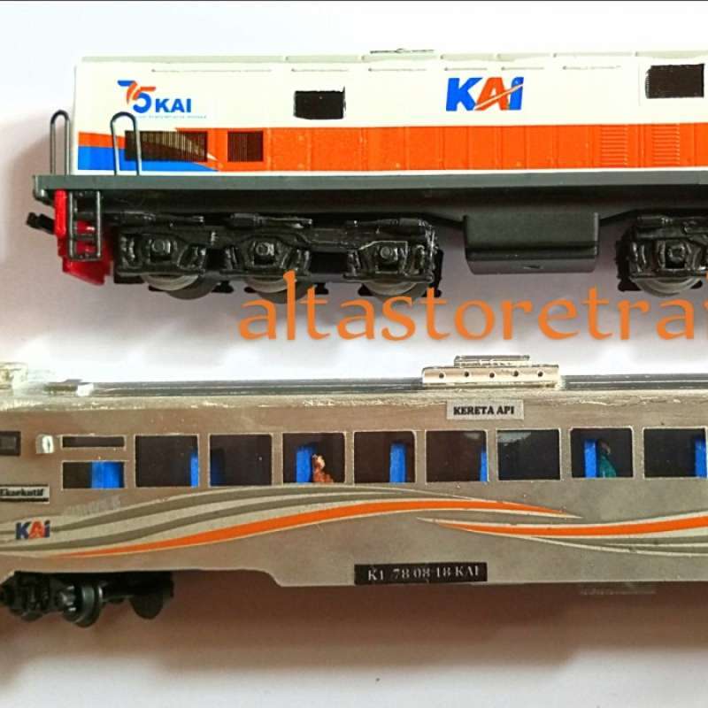 Jual Miniatur Kereta Api Set Lokomotif Dan Gerbong Eksekutif Di Seller ...