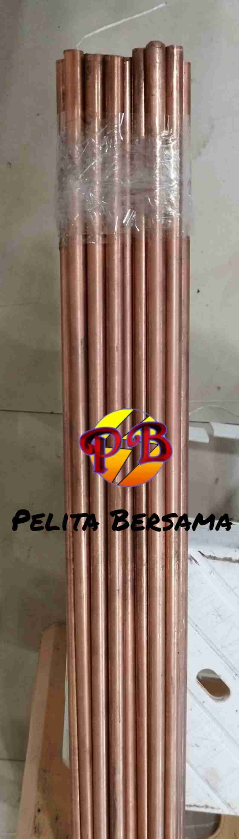 Promo Grounding Rod 3/4 x 2 Meter / Copper Rod (Full Tembaga) + Drat ...