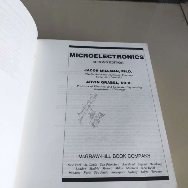Promo Buku Import : Microelectronics By Jacob Millman & Arvin Grabel ...