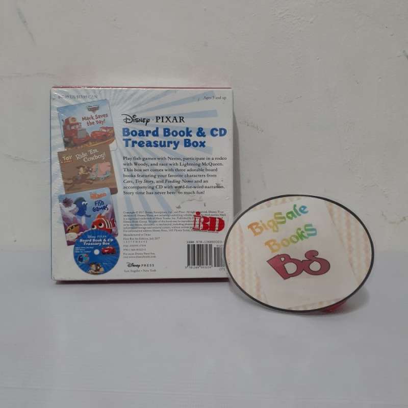Promo Disney PIXAR Board Book & CD Treasury Box - ORI Diskon 23% di ...