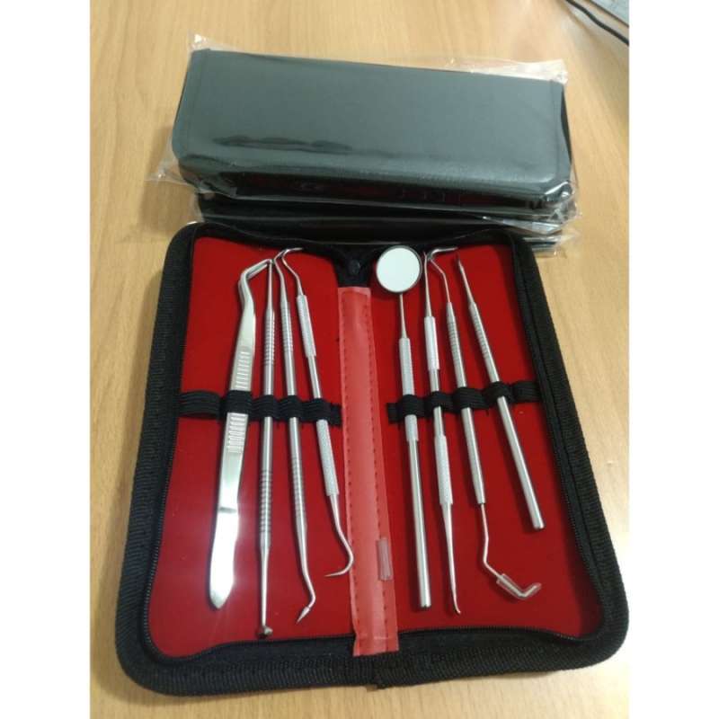 Promo Dental Kit Set 8pcs Alat Dokter Gigi Dental Instrument Perawatan ...