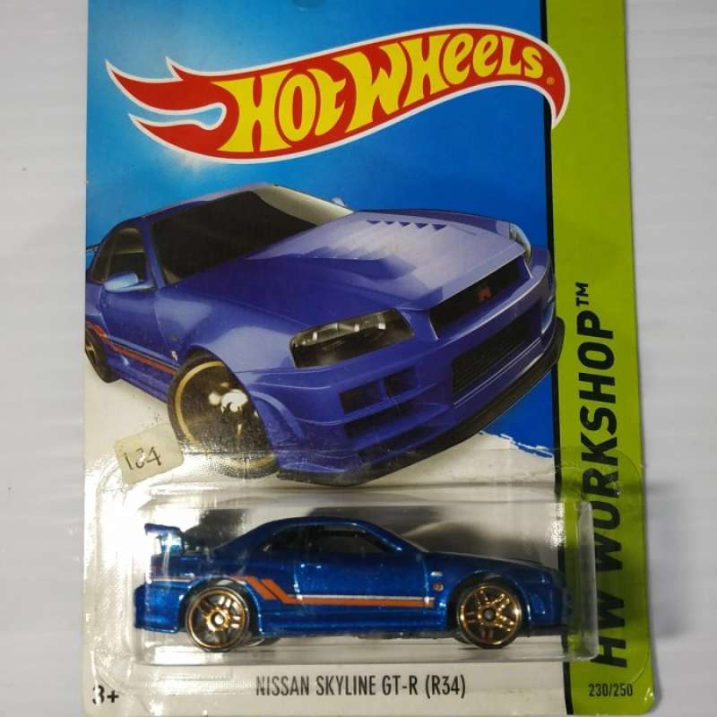 Promo Hotwheels Nissan Skyline R34 Biru Diskon 23% Di Seller Qairina ...