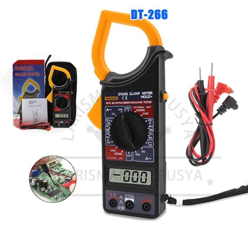 Promo Digital Clamp Multimeter Tang Ampere / Digital Clamp Meter - DT266 Diskon 23% di Seller ...