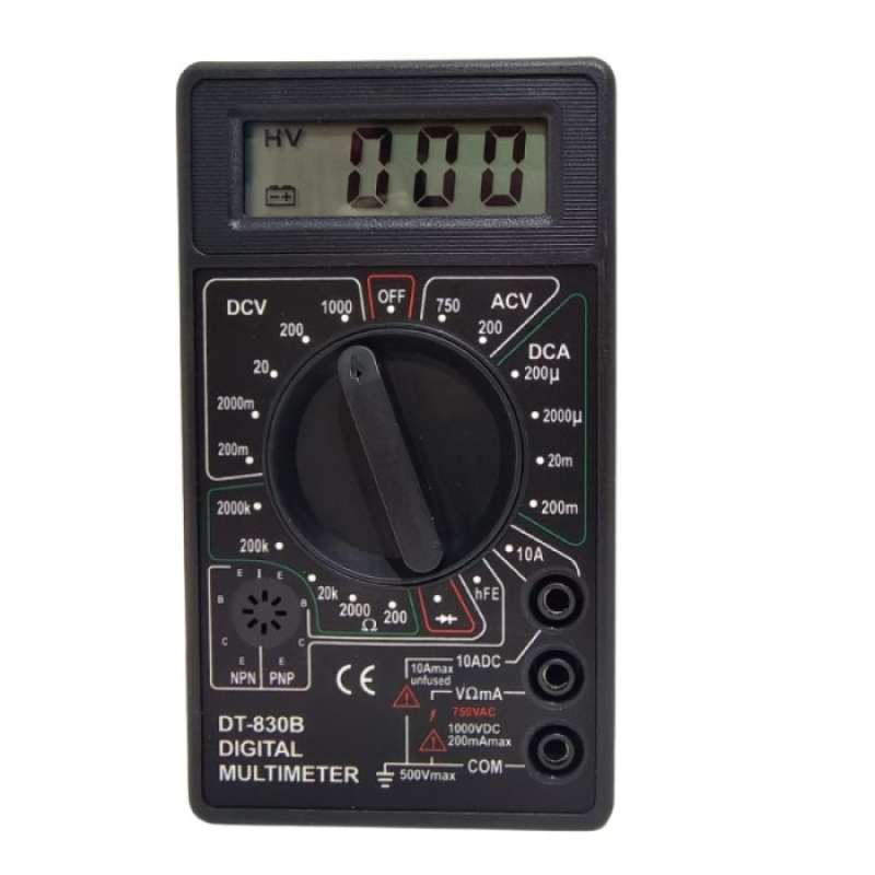 Promo Multimeter Digital DT830B Tester DT 830 B Avometer DT-830B Diskon ...