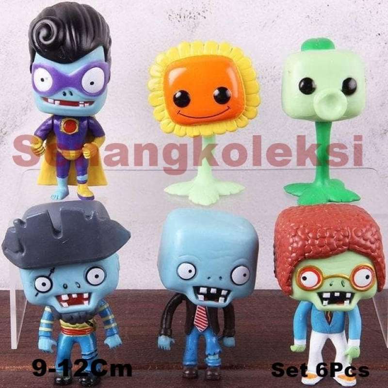 Promo Action Figure POP PLANTS VS ZOMBIES isi 6 Mainan Hobi Diskon 23% ...