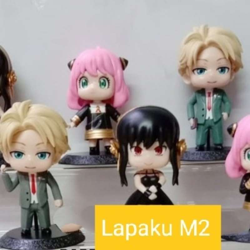 Promo SPY X FAMILY LOID YOR FORGER CHIBI ANUA SET ISI 6/MAINAN FIGURE ...