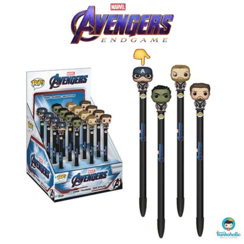Promo POP! Pens Marvel Avengers Endgame - Captain America Pen Topper ...