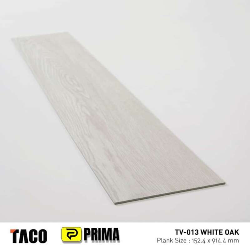 Promo TACO Lantai Vinyl 3mm Wood Series TV-013 White Oak Diskon 23% di ...
