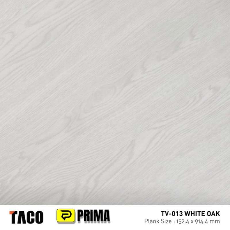 Promo TACO Lantai Vinyl 3mm Wood Series TV-013 White Oak Diskon 23% di ...