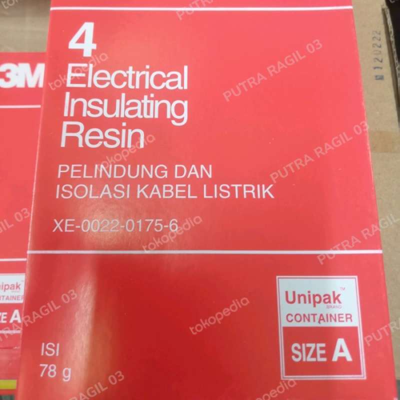 Promo 3M RESIN A 78gram insulating eletrical Resin Diskon 23% di Seller ...