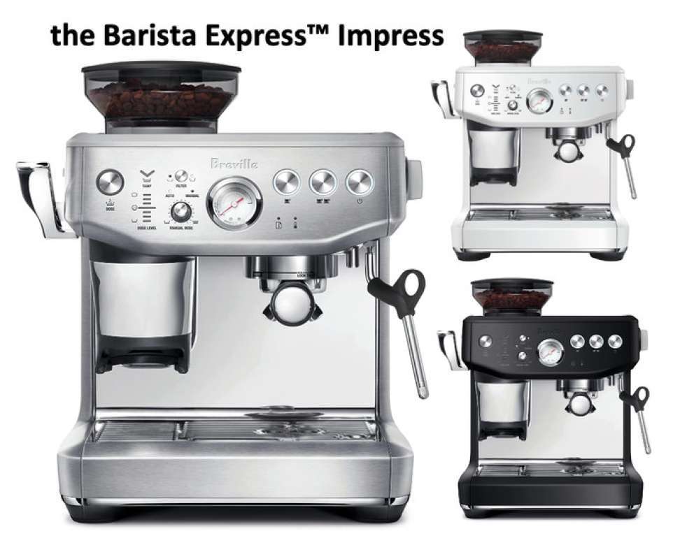 Promo Breville the Barista Express Impress BES876 Coffee Machine ...