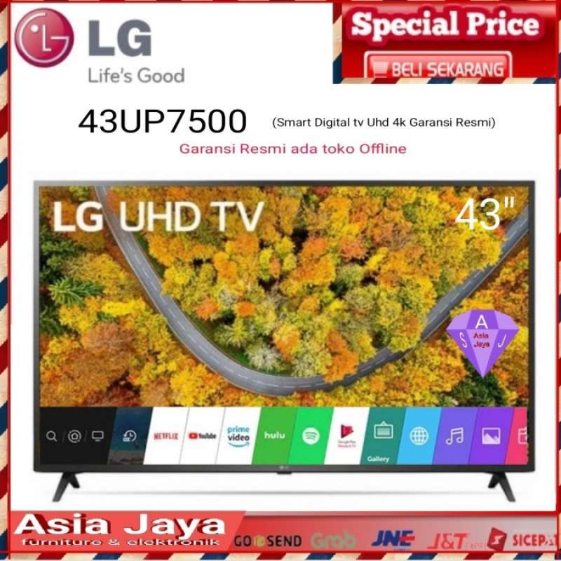 Promo LED TV LG 43 inch SMART TV DIGITAL UHD 4K GARANSI RESMI. Diskon ...