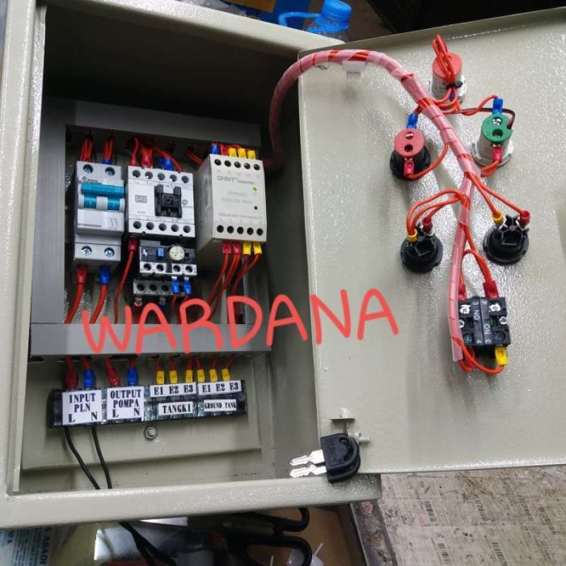Promo panel pompa otomatis 2 tanki 1phase 220vac 1.5/2HP Diskon 23% di ...