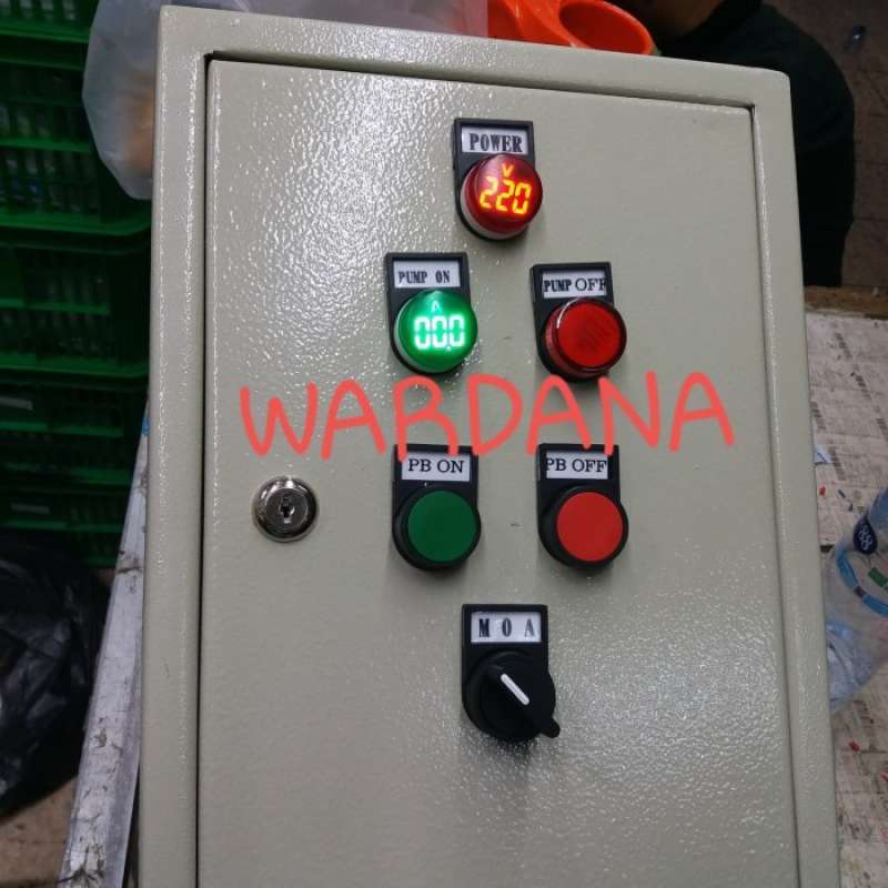 Promo panel pompa otomatis 2 tanki 1phase 220vac 1.5/2HP Diskon 23% di ...