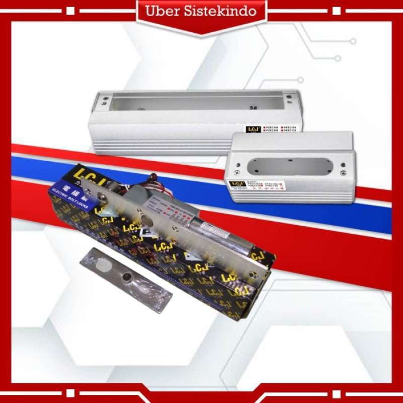 Promo Dropbolt Lock LCJ EC-235 + Bracket - Electric Drop Bolt Access ...