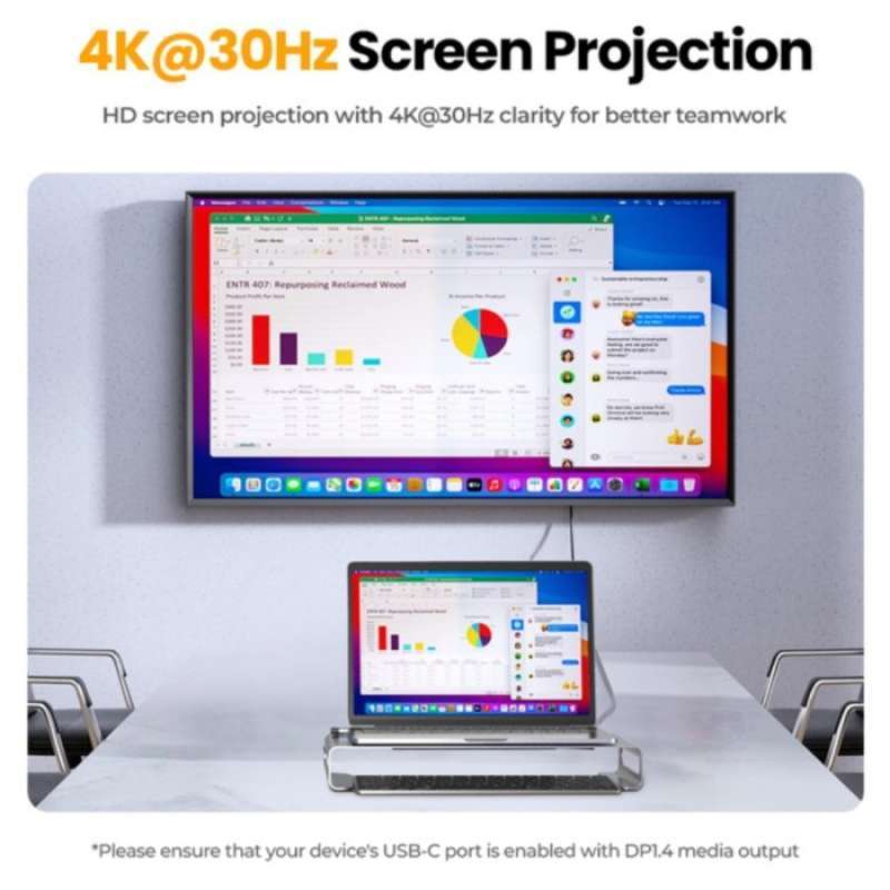 Promo Uneed Docking Station 9 In 1 Multifunctional Usb Hub Type-c ...