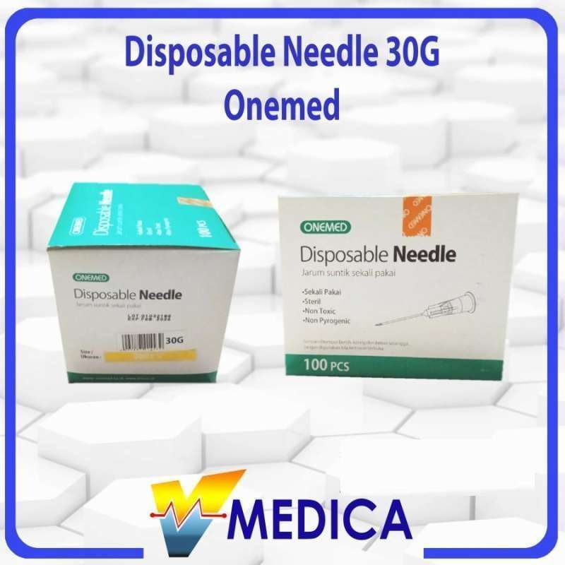Jual Needle Onemed 30g Disposible / Jarum Suntik Medis Di Seller V ...