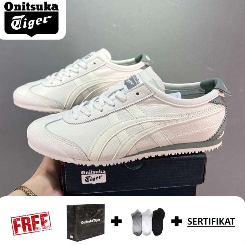 Jual Onitsuka Tiger Mexico 66 White Olive Original Model Terbaru & Kekinian - Harga Diskon ...