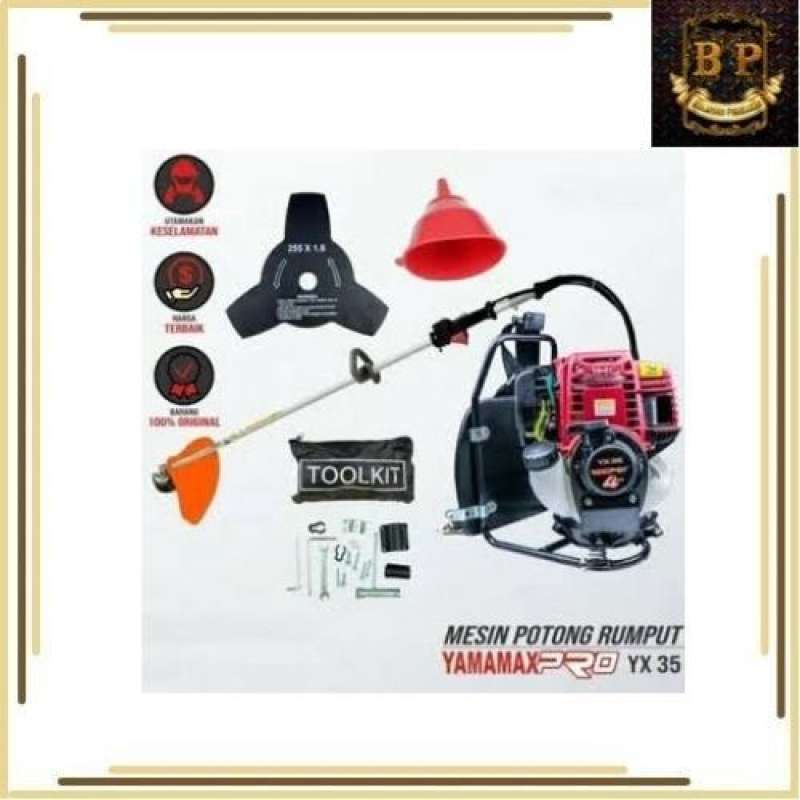 Promo Mesin Potong Rumput Gendong / Brush Cutter 4Tak YAMAMAX YX 35 PRO Diskon 23% di Seller ...