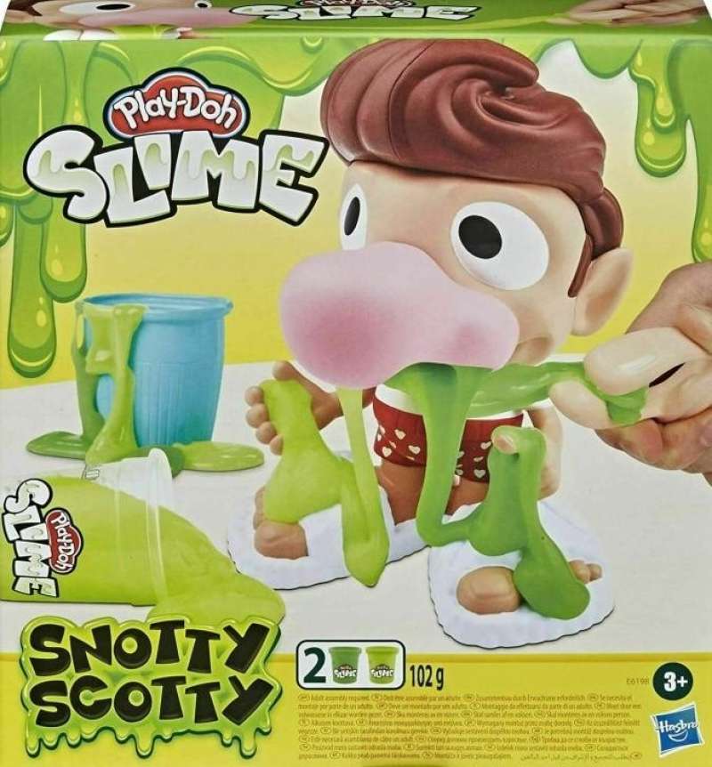 Promo Mainan Terbaru Playdoh Slime Snotty Scotty Playset Original Non ...