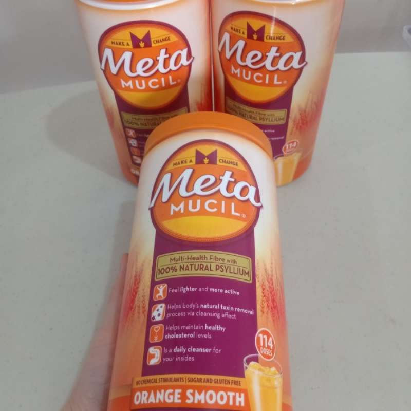 Promo META MUCIL/METAMUCIL/MULTI HEALTH FIBER/100% PSYLLIUM/USA ...