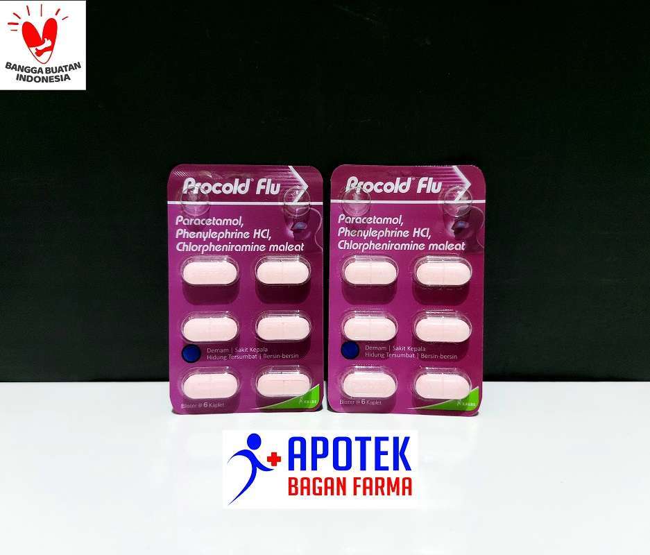 Jual PROCOLD FLU & PROCOLD FLU BATUK STRIP 6 KAPLET - PROCOLD FLU ...