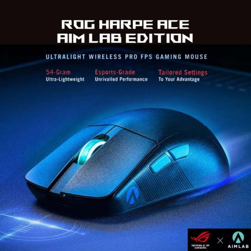 Promo Mouse Gaming ASUS ROG Harpe Ace Aim Lab Edition Diskon 23% di Seller ID Elektronik ...
