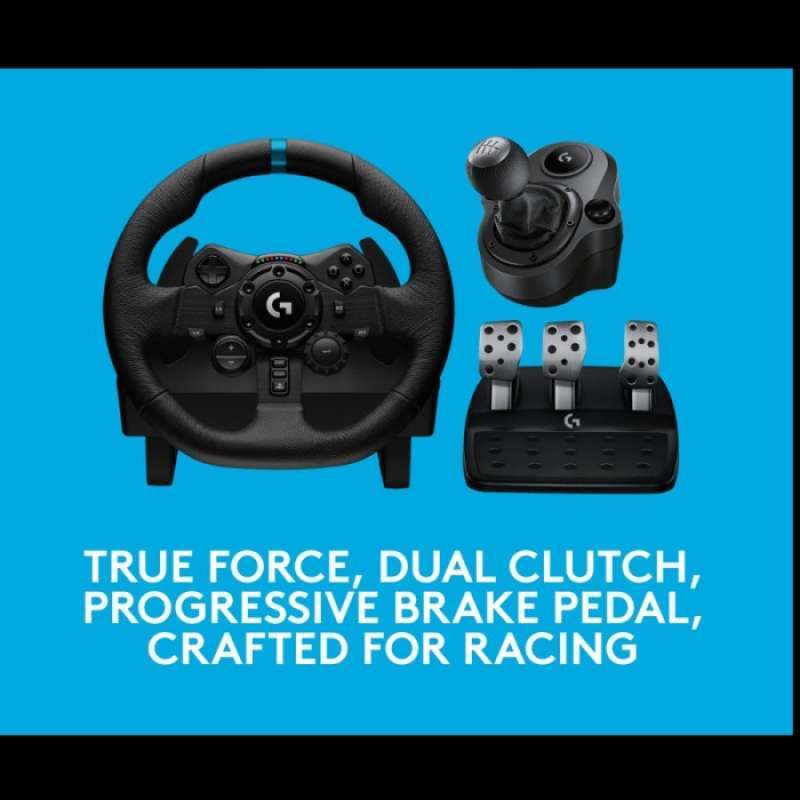 Promo Logitech G923 True Force Wheel + Logitech Driving Shifter ...