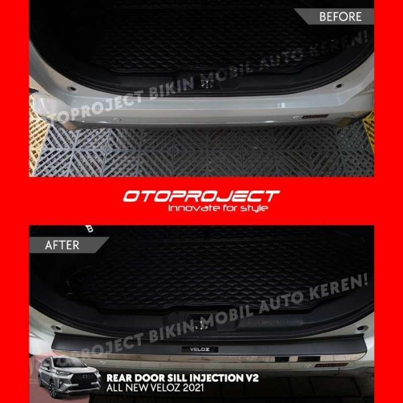 Promo Rear Door Sill All New Veloz 2021 2022 Injection V2 Baru Diskon ...