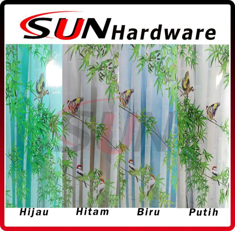 Jual Fiber Pagar Plastik Penutup Bambu Burung Putih Hijau Hitam Biru ...