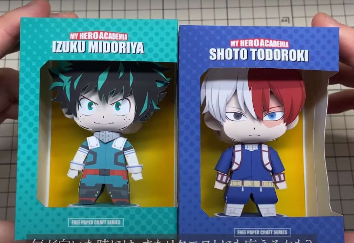 Promo ANIME MY HERO ACADEMY PAPERCRAFT KERTAS miniatur DIY Papercraft ...