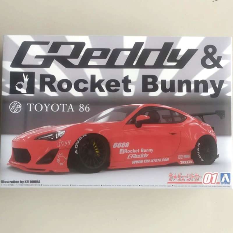 Promo Aoshima 1/24 Zn6 Toyota 86'12 Greddy & Rocket Bunny Enkei Ver. Diskon 23% Di Seller ...