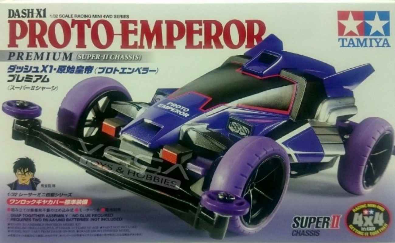 Promo Tamiya Mini 4WD Dash X1 proto emperor premium (Super II) Diskon ...