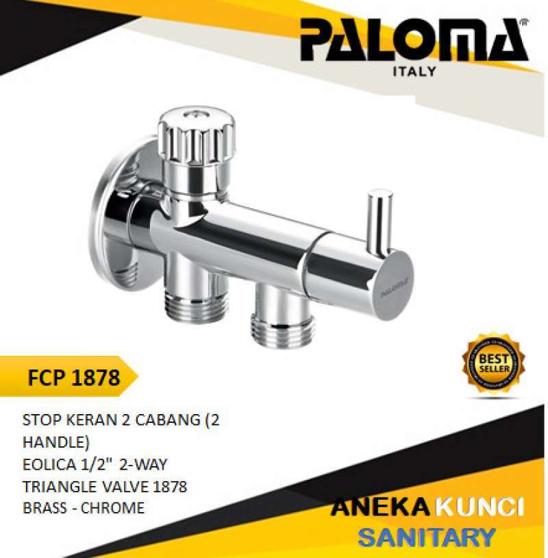 Promo STOP KERAN CABANG 2 FCP 1878 EOLICA 1/2 2WAY TRIANGLE VALVE CH Diskon 23% di Seller ...
