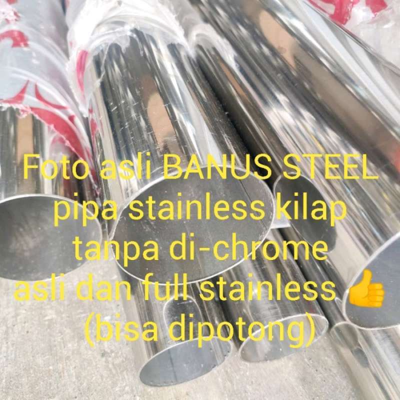 Promo Pipa stainless 304 OD 1 1/2 inch x 1,5 mm x 6 m pipa railing ...