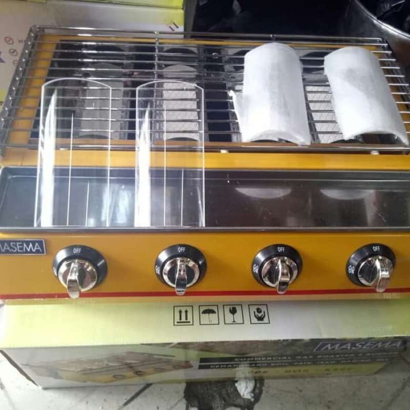 Jual kompor pemanggang roti,sosis crown 4 tungku(via go jek ). di ...