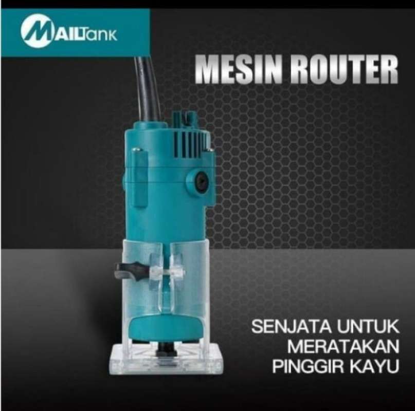 Promo SATU SET ROUTER DAN MATA ROUTER 6mm Free Mata Routher 12pcs Untuk ...