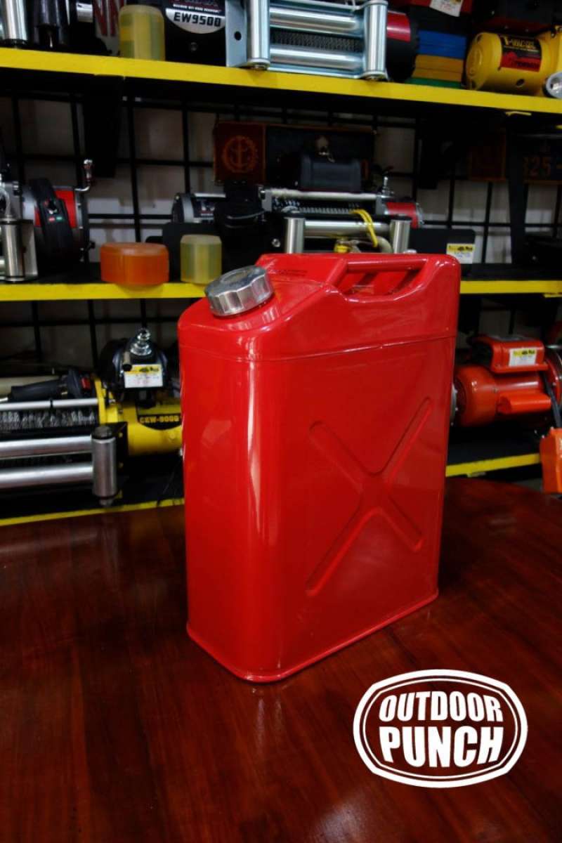 Jual Jerigen Besi / Steel Jerrycan / Oil Tank Kapasitas 20 Ltr Tutup ...
