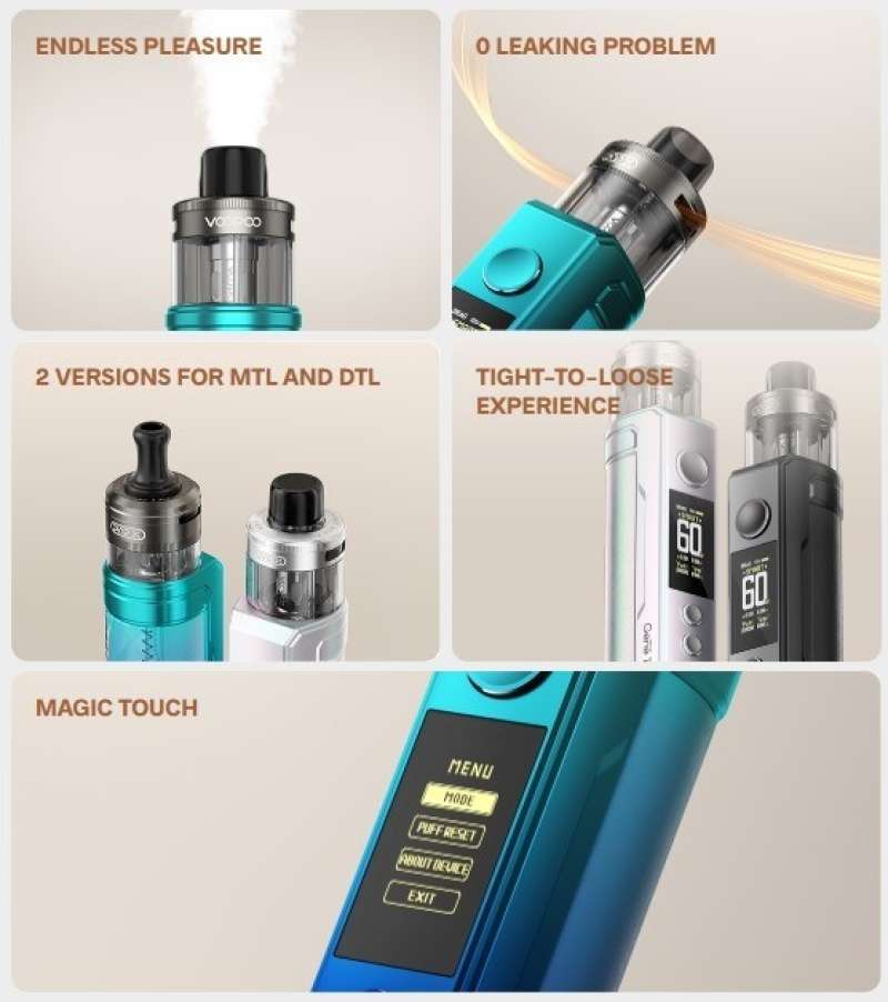 Promo Voopoo Drag S2 60w 2500mah Pod Mod Kit By Voopoo / Drag S 2 Pod ...