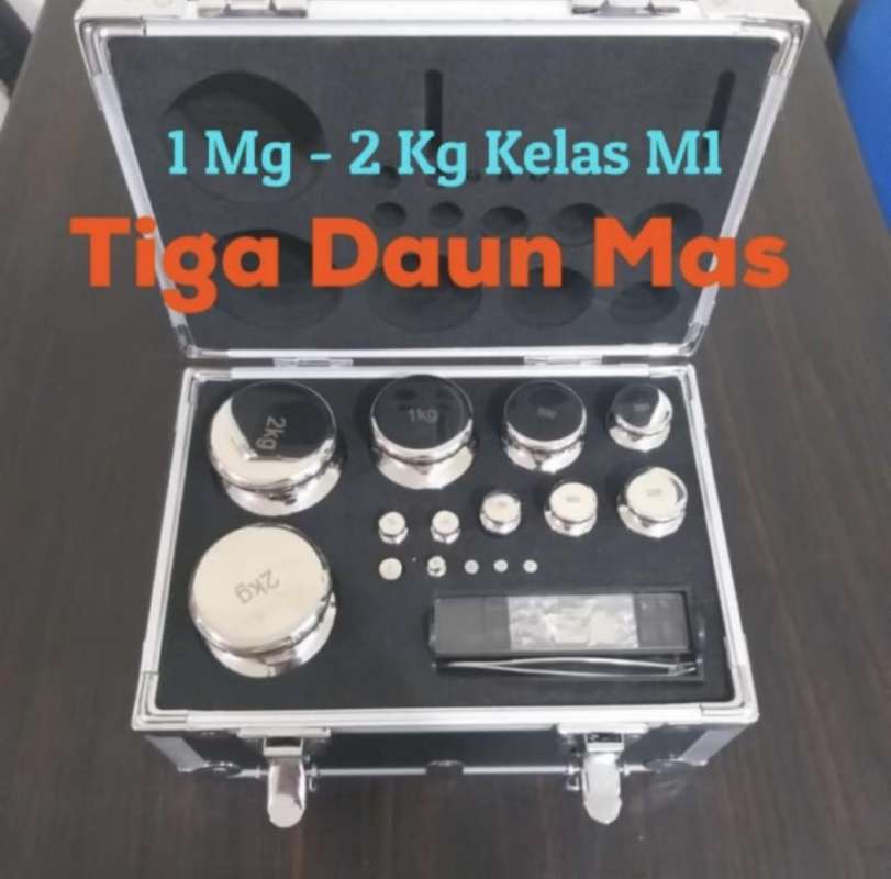 Jual Batu Timbangan Stainless 1 Mg - 2 Kg Kelas M1 / Anak Timbangan Sonic Di Seller Mr Glodok ...