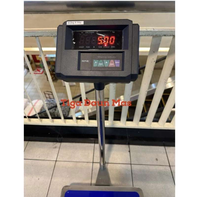 Jual Timbangan Barang Digital Sonic A12ek 300 Kg 500 Kg Timbangan Lantai Di Seller Mr Glodok ...